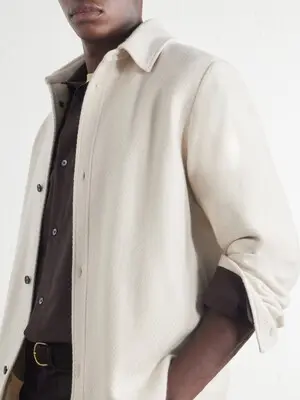Mr P. Herringbone Cashmere Overshirt