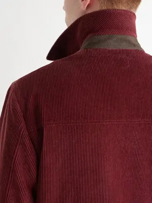 Canali Cotton-corduroy Overshirt