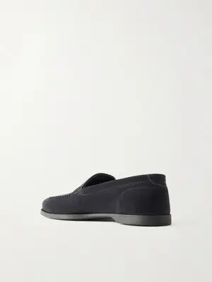 John Lobb Pace Suede Loafers