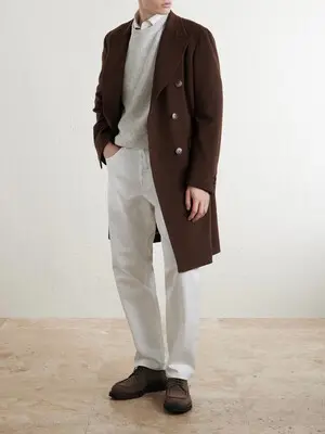 Canali Wool And Cashmere-blend Sweater