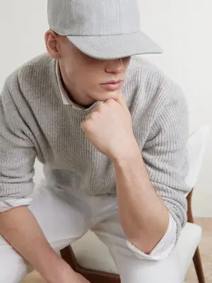 Canali Wool And Cashmere-blend Sweater