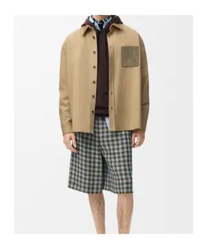 Loewe Contrast Patch Jacket - Light Brown