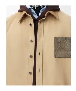 Loewe Contrast Patch Jacket - Light Brown