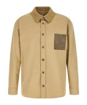 Loewe Contrast Patch Jacket - Light Brown