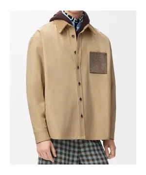Loewe Contrast Patch Jacket - Light Brown