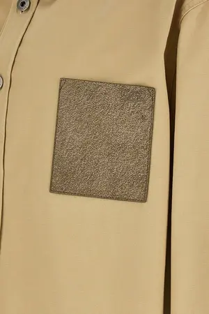 Loewe Contrast Patch Jacket - Light Brown