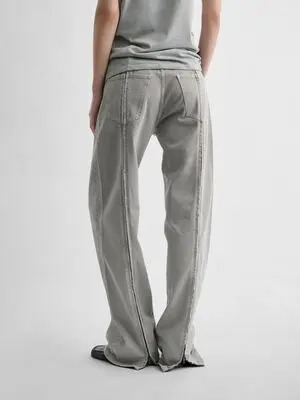 Phoebe Philo Belt Loop Jeans - Gray