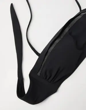 Brunello Cucinelli Monili Chain-embellished Bikini Top