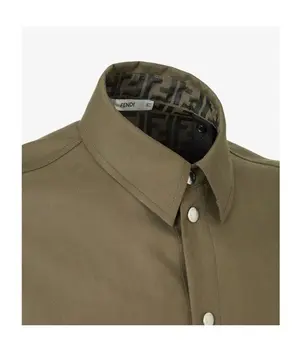 Fendi Mackintosh Fabric Blouson