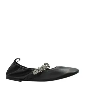 Stella McCartney Elsa Crystal Strap Ballet Flats