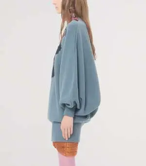 Valentino Garavani Wool-lace High-neck Sweater