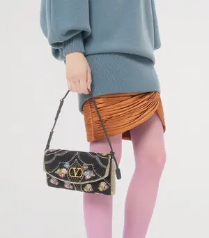 Valentino Garavani Wool-lace High-neck Sweater