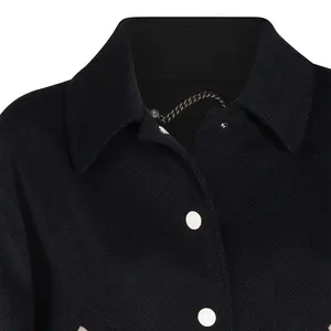 GOLDEN GOOSE Virgin Wool Floral Embellished Casual Jacket