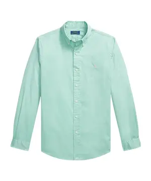 Polo Ralph Lauren Logo Embroidered Curved Hem Shirt - No