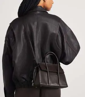 Harrods Small Leather Marcie Shoulder Bag