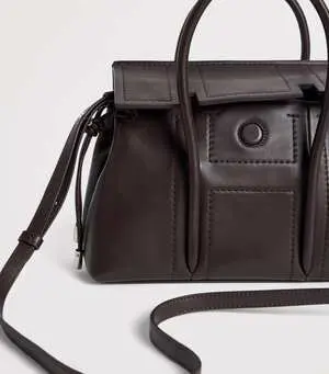 Harrods Small Leather Marcie Shoulder Bag