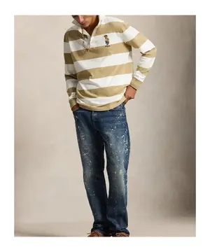 Polo Ralph Lauren Polo Bear Stripe Polo Shirt