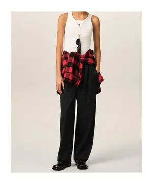 AMI Paris Elasticated-waistband Drawstring Pants