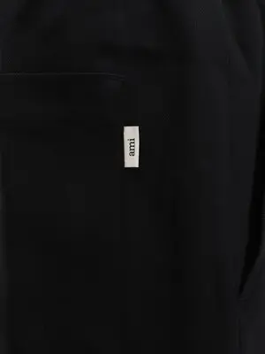 AMI Paris Elasticated Waistband Trousers - Black
