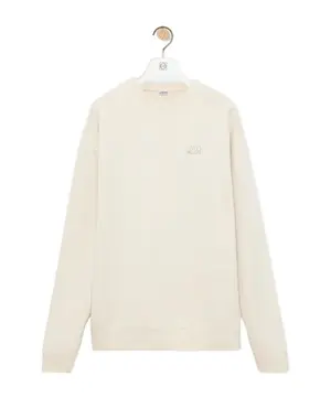 Loewe Anagram Crew Neck Sweatshirt - Light Brown