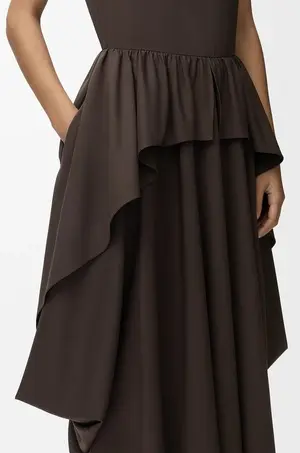 Loewe Asymmetric Ruffled Dress