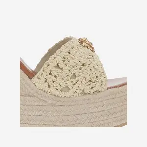 Versace La Medusa Wedge Sandals