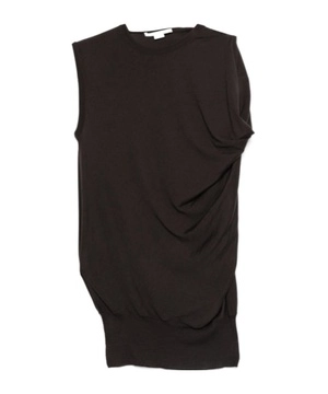 Stella McCartney Asymmetrical Draped Knit Top