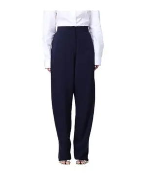 Emporio Armani Pleated Straight-leg Pants