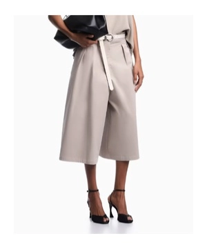 Emporio Armani Pleated Wide-leg Culottes