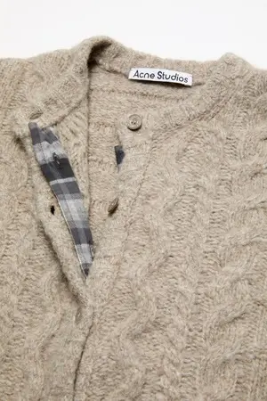 Acne Studios Cable Knit Cardigan