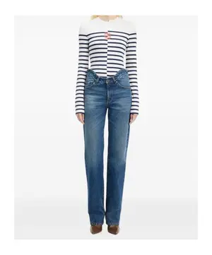 JEAN PAUL GAULTIER Striped Long-sleeved Knitwear