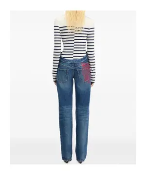 JEAN PAUL GAULTIER Striped Long-sleeved Knitwear
