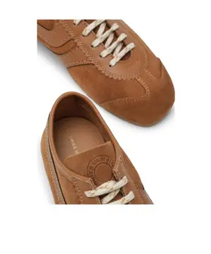 Dries Van Noten Paneled Suede And Leather Sneakers - Camel