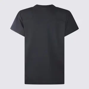 Phoebe Philo Crew Neck T-shirt With Shoulder Patch Detailing