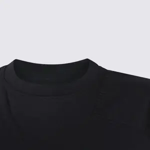 Phoebe Philo Crew Neck T-shirt With Shoulder Patch Detailing