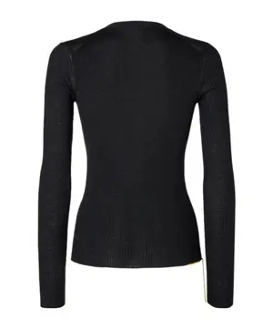 Fendi Wool Ribbed Cardigan