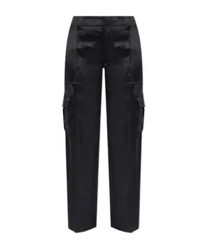 Phoebe Philo Belted Casual Pants - Black