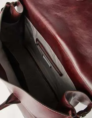 Brunello Cucinelli Boston Casual Bag - Deep Fuchsia