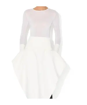 Alaïa Merino Crew Neck Top