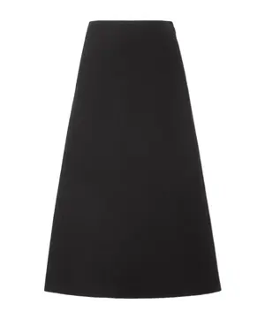 Fendi Wool Bouclé Midi Skirt