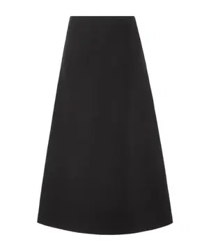 Fendi Wool Bouclé Midi Skirt