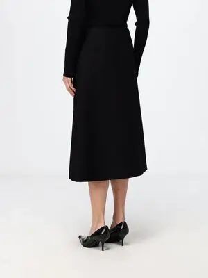 Fendi Wool Bouclé Midi Skirt