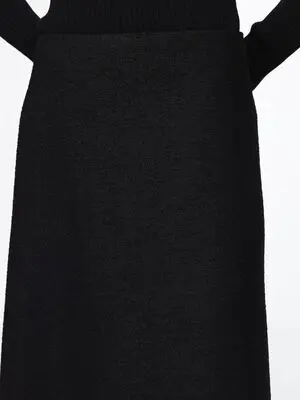 Fendi Wool Bouclé Midi Skirt