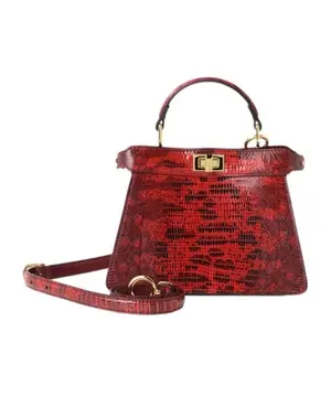Fendi Peekaboo Iseeu Petite - Deep Red