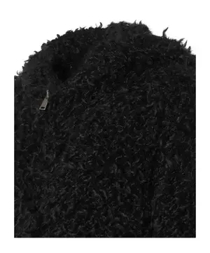 Fendi Long-pile Mohair And Wool Coat