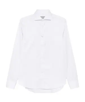 Canali Striped Shirt - White