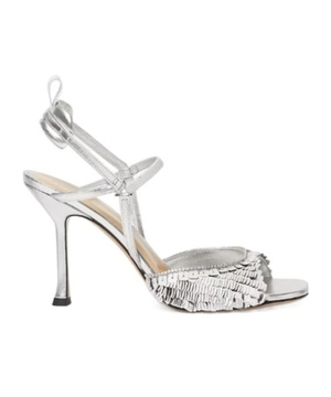 Fendi Very Colibri Metallic Nappa Leather High-heeled Sandals