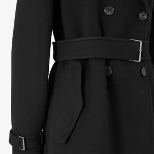 Fendi Wool Double-breasted Trench Coat