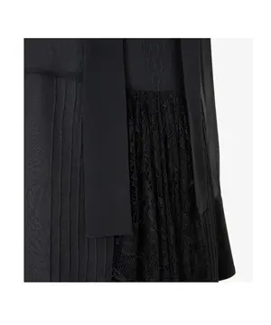 Fendi Georgette And Lace Dress