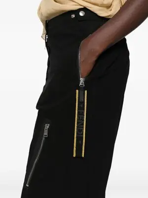 Fendi Parachute Canvas Trousers - Black